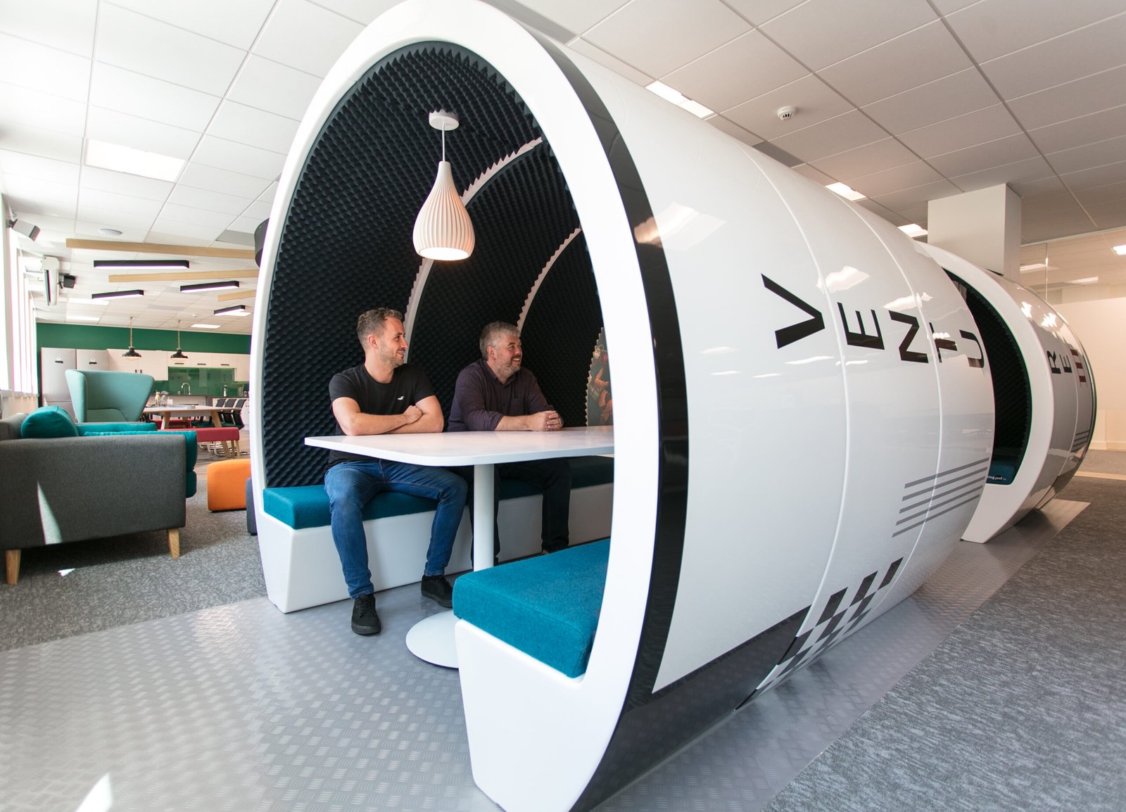 Container Booth - 4 Person - The Meeting Pod Company