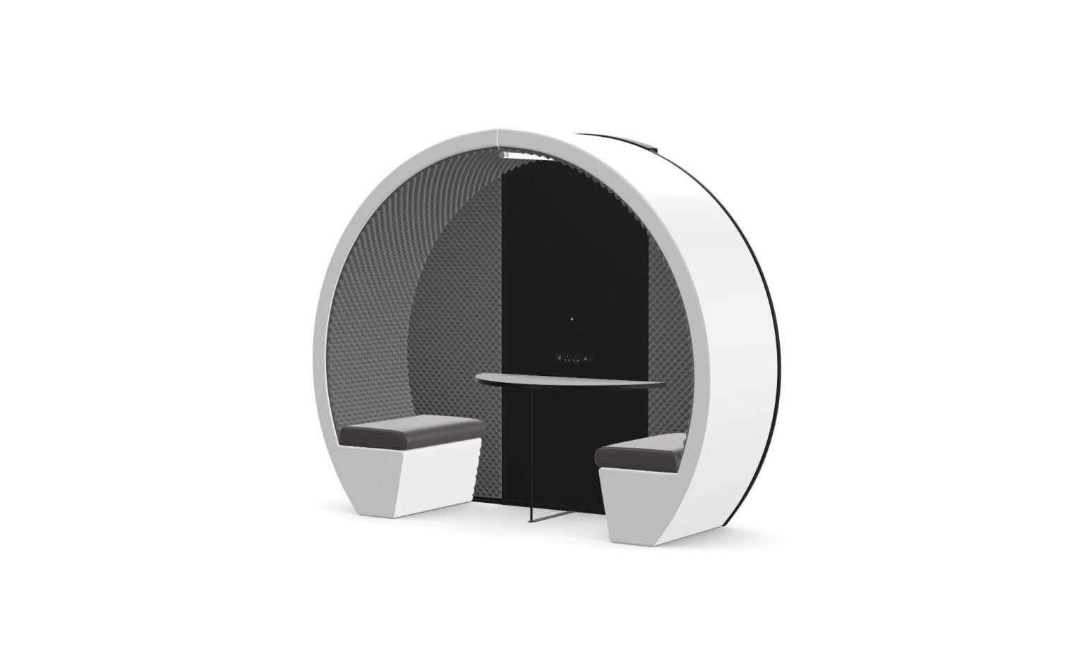 Meeting Pod - 2 Person Part Enlcosed - The Meeting Pod Company
