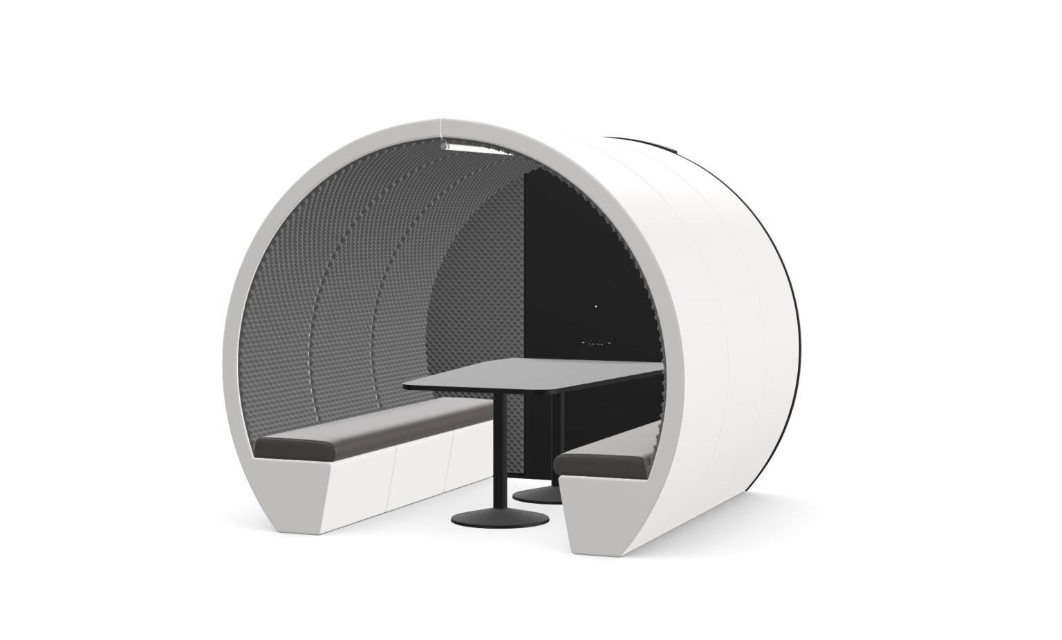 Meeting Pod - 6 Person Part Enclosed - The Meeting Pod Company