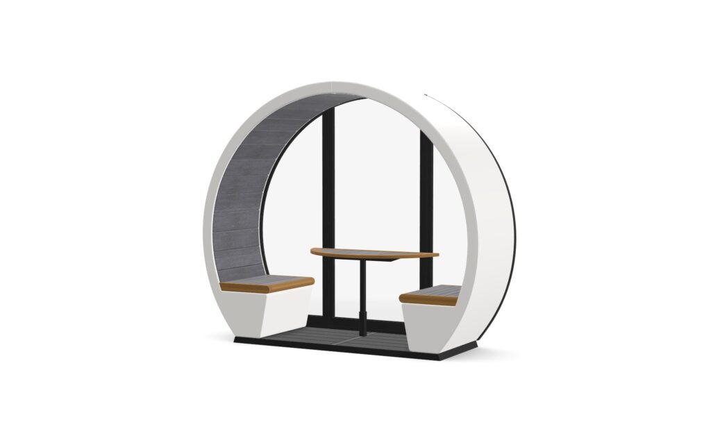 Outdoor Pod - 2 Person Enclosed - The Meeting Pod Company